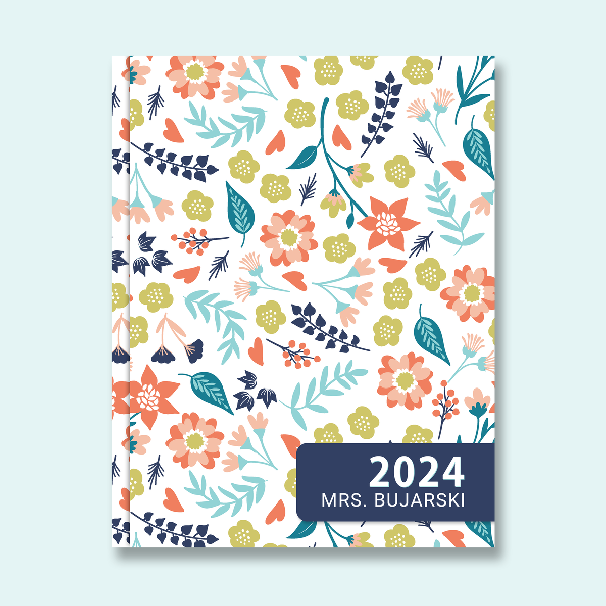 Gradebook Planner | Garden - Bold – Polka Dot Print Shop