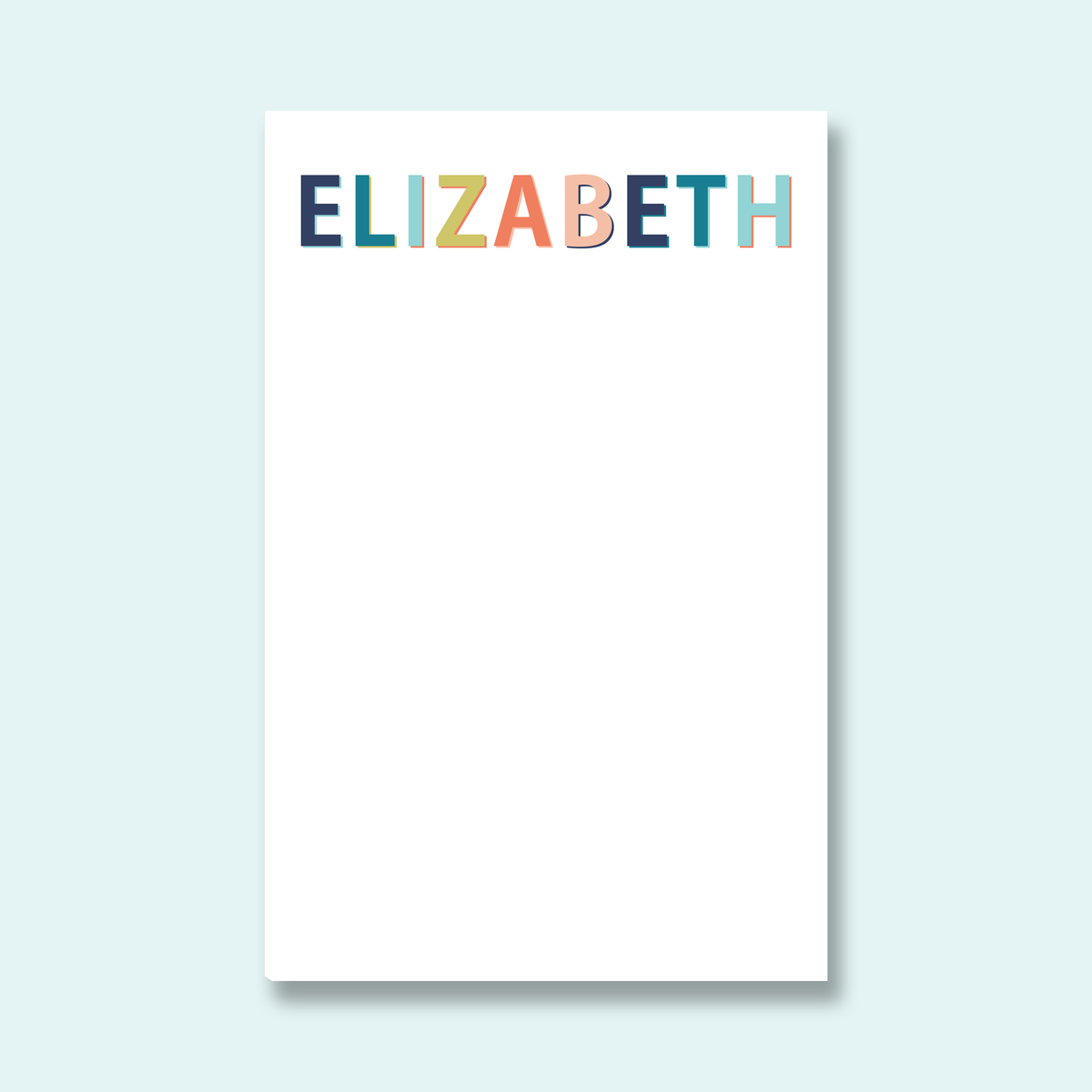 Name Pad | Bold – Polka Dot Print Shop