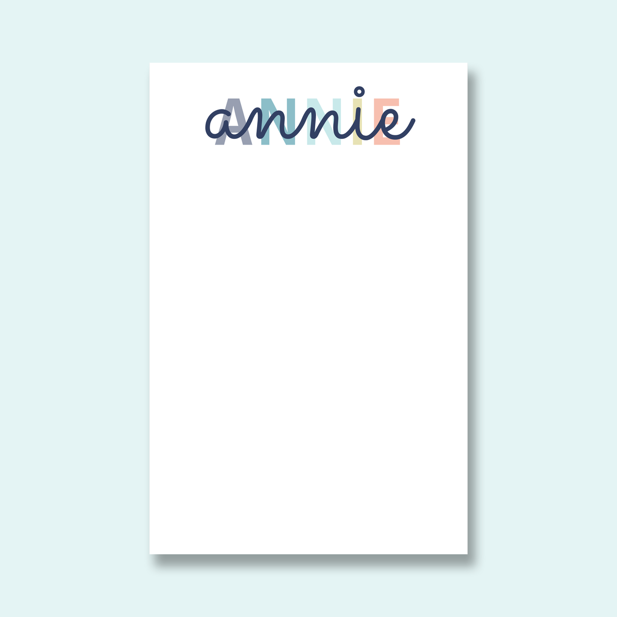 Name Pad | Bold dual – Polka Dot Print Shop
